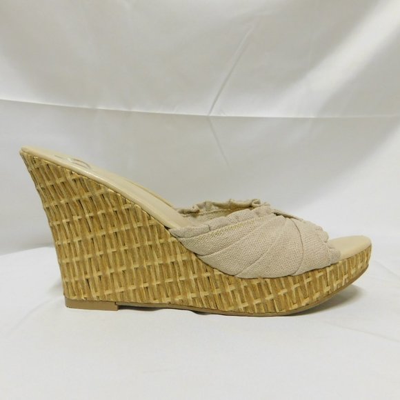 Madeline | Shoes | Madeline Tan Amalie Wedge Slide | Poshmark